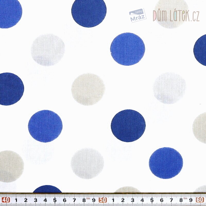 Bavlna s puntíky | DůmLátek.cz - látky, metráž, galanterie